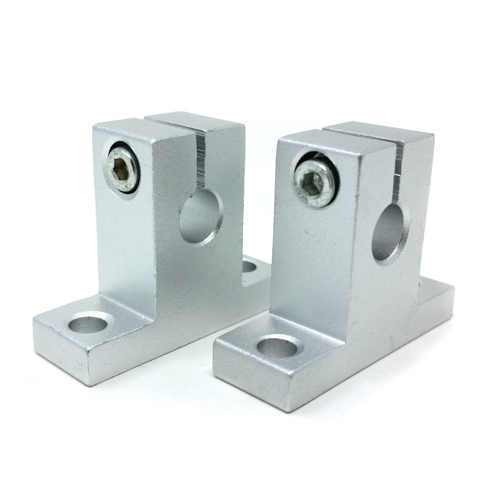 2x SK10 10mm Smooth Rod/Shaft Vertical Support - ZYLtech Engineering, LLC