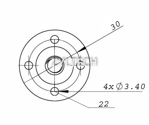8mm T8x8 Lead Screw Trapezoidal ACME w/ Delrin Large Anti-Backlash Nut ...