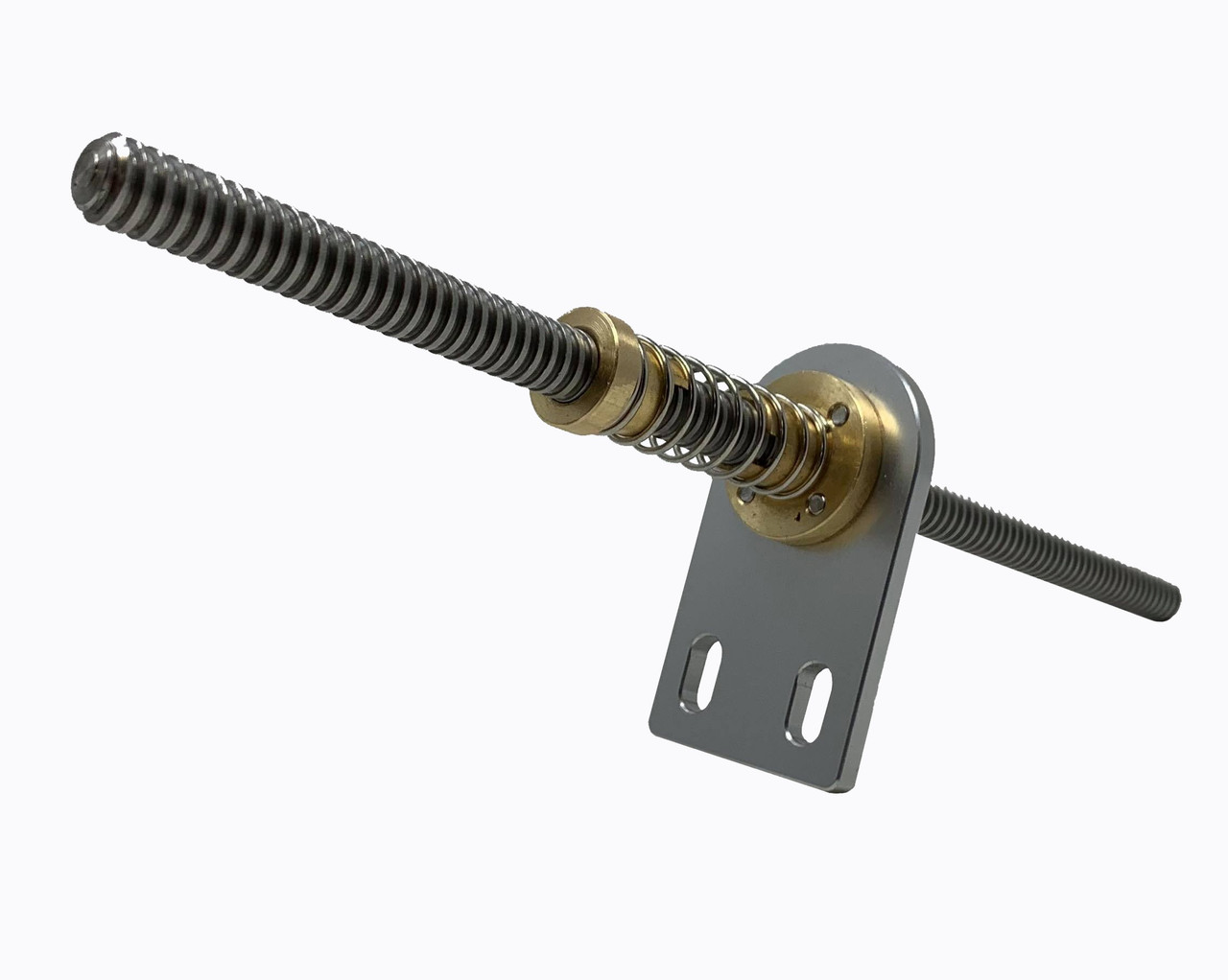 Small Flange T8x2 Lead Screw Nut Mounting Plate Black