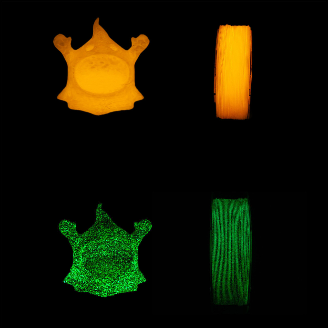 Glow in Dark Luminous PLA 3D Printer Filament 1.75mm 1 kg 2.2 lbs | ZYLtech