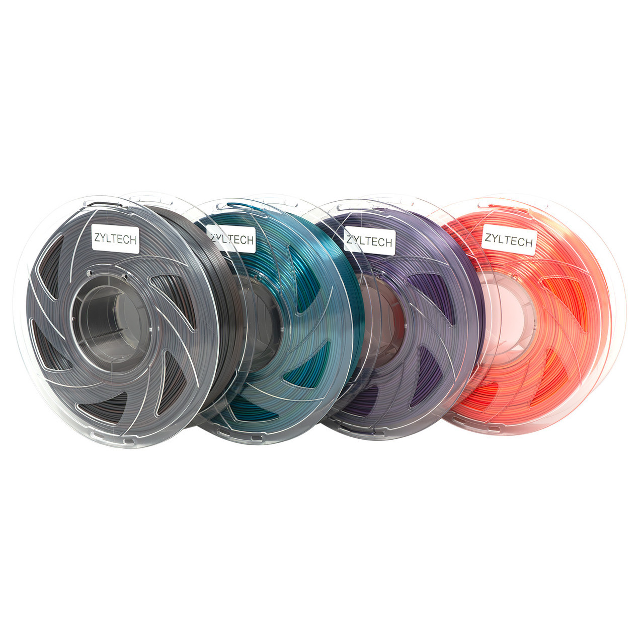 Dual Color Silk Series 3D Printer Filament 1.75mm 1 kg 2.2 lbs | ZYLtech