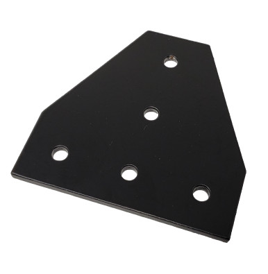 3030 90 Degree T Joining Plate - Black - ZYLtech Engineering, LLC