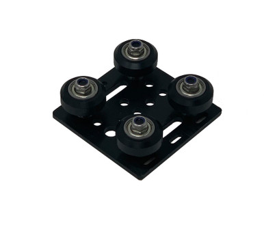 20 Series Linear Rail Plate with 24mm V Wheels Fully Assembled