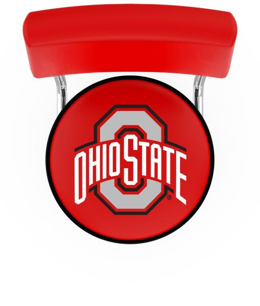 Ohio State Bar Stool w/ Buckeyes Logo Swivel Seat - L7C4