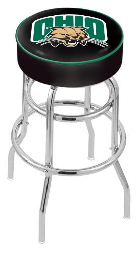 Ohio State Buckeyes L7C1 Chrome Bar Stool w/ Swivel Seat