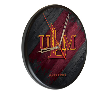 University of Louisiana at Monroe Solid Wood Clock