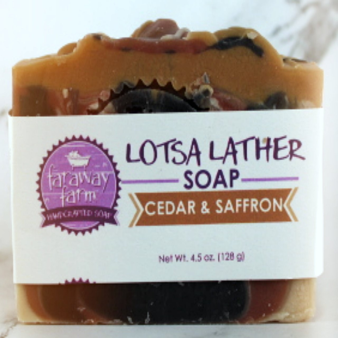 Cedar & Saffron Lotsa Lather Soap