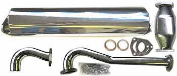Vanagon Stainless Steel Exhaust with Stainless Steel Catalytic ...