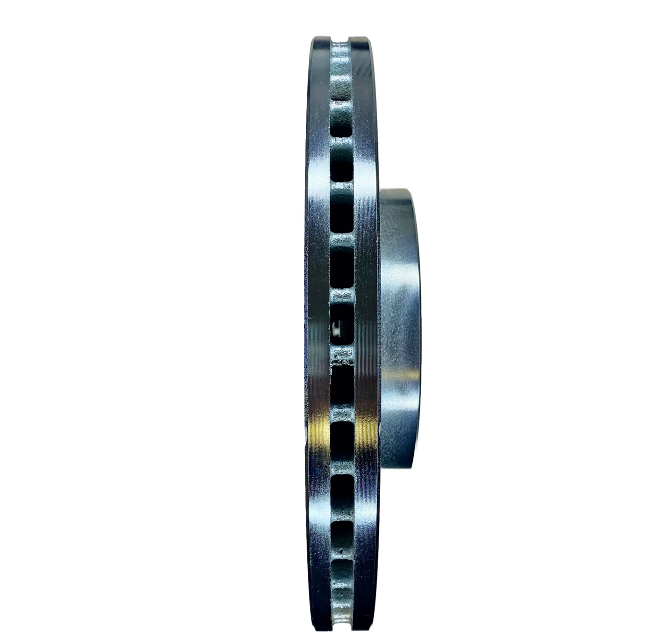 Front Rotor Upgrade: Vented & Cross-Drilled: PAIR - Small Car Performance