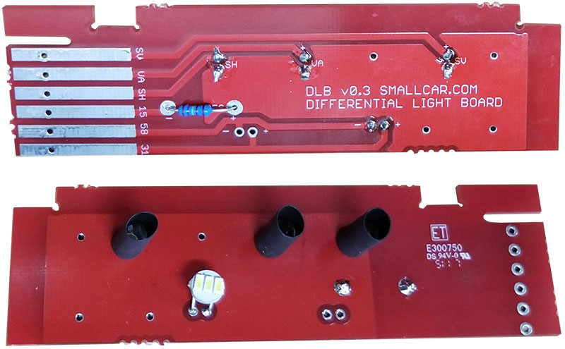 Differential Lock Light Panel LED Kit - Small Car Performance