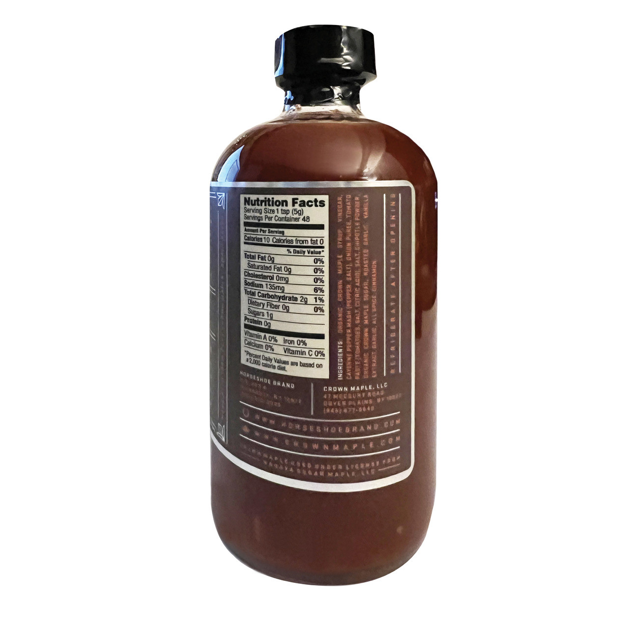 Maple Cayenne Hot Sauce from Horseshoe Brand and Crown Maple 273ML (8.0 ...
