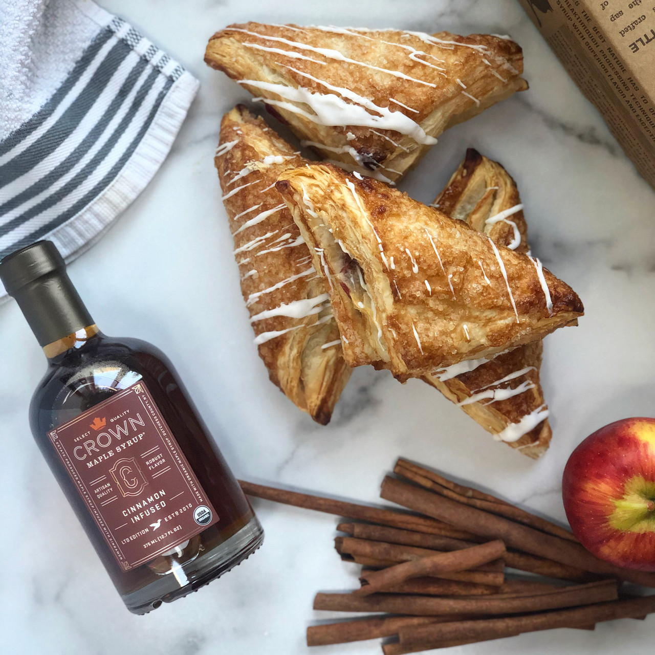 Crown Maple® Cinnamon Infused Organic Maple Syrup Single Petite 50ML (1 ...