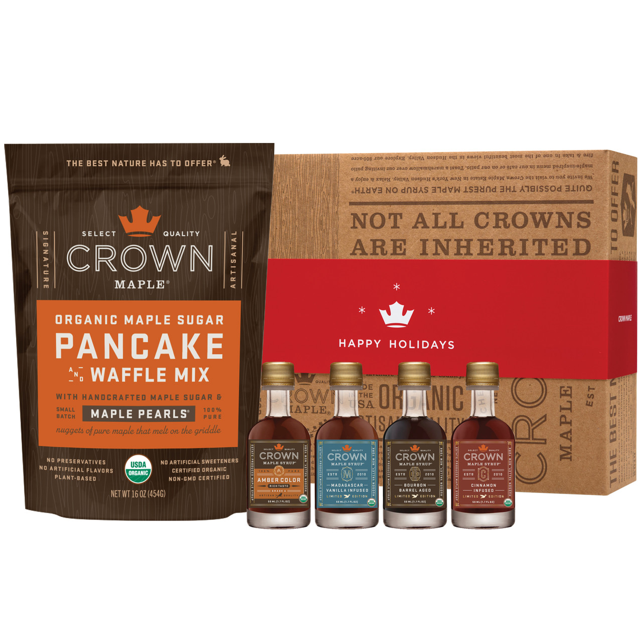 The Crown Maple® Pancake & Maple Syrup Sampler Featuring Four(4) Maple ...