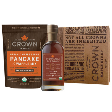 Crown Maple® Pancake Breakfast with Organic Maple Sugar Pancake Mix 16 ...