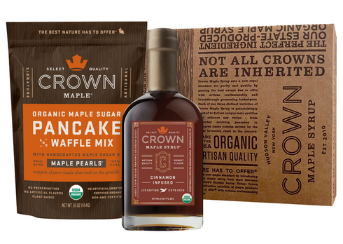 Crown Maple® Pancake Breakfast with Organic Maple Sugar Pancake Mix 16 ...