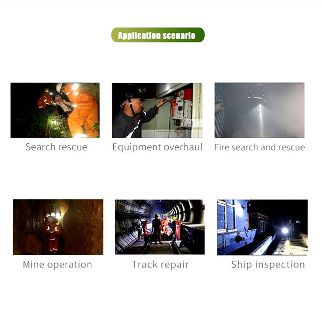 Tank007 USB type C rechargeable headlight firefighting explosion-proof ...