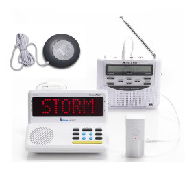 Sonic Alert HomeAware NOAA Weather Radio/Fire/CO2/Door/Smartphone ...