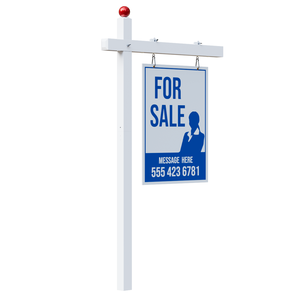 Engel & Volkers Aluminum Sign Post