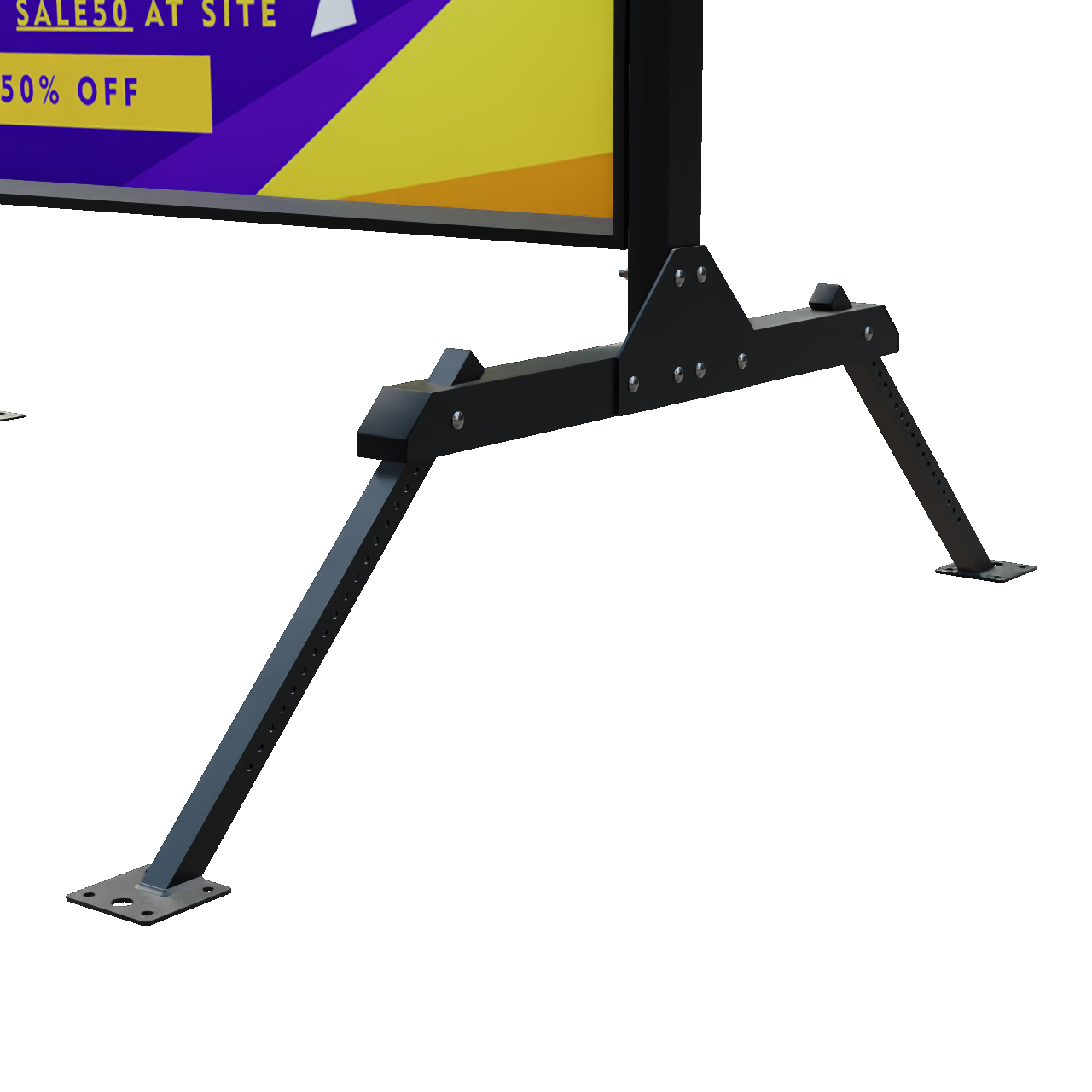 Portable Roadside Sign Frame