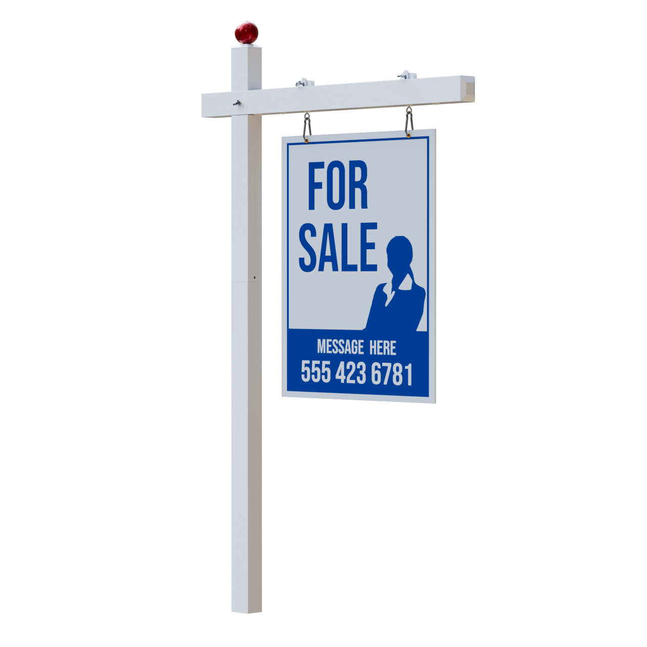 Engel & Volkers Aluminum Sign Post
