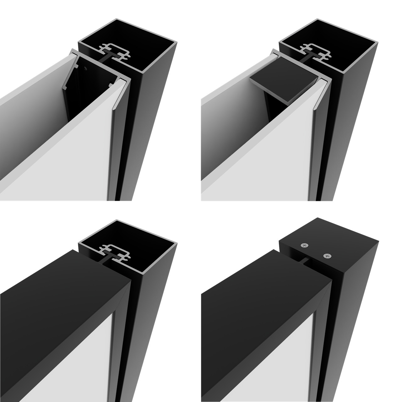 Double Panel Architectural Frame System