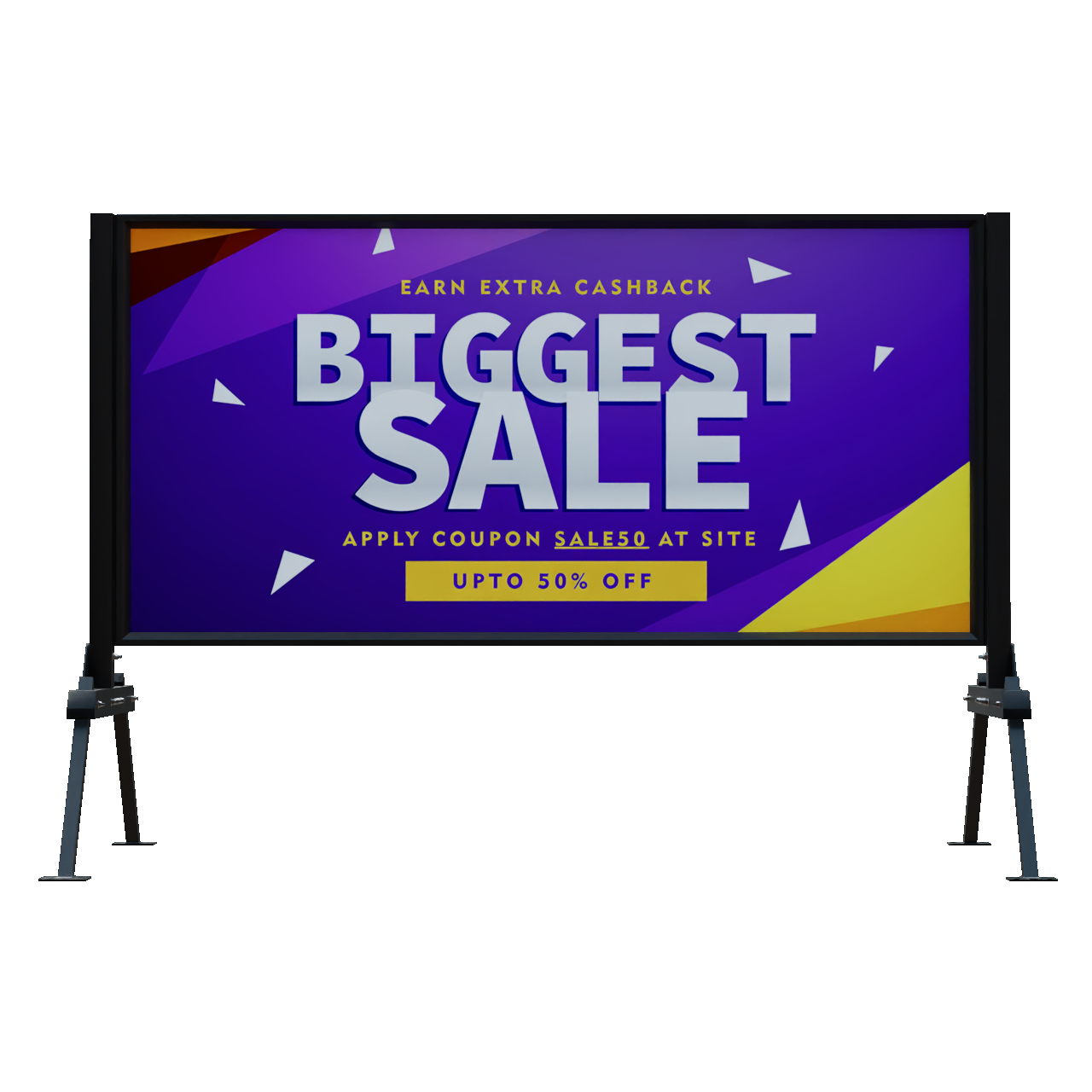 Portable Roadside Sign Frame