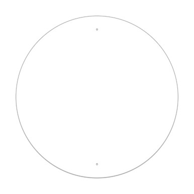 Painted - Aluminum Circle Sign Blank