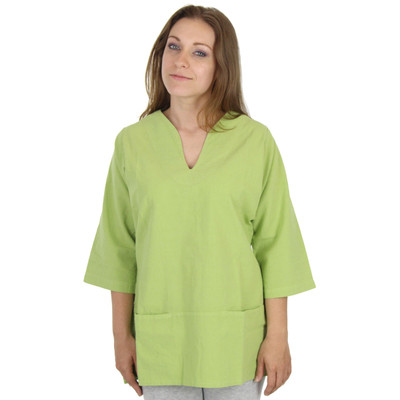 Cotton Tunic Top / Ezze Wear / Made in Canada