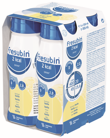 Fresubin 2Kcal Drink Easy Bottle Vanilla 200Ml Pk4 - Health Equipment ...