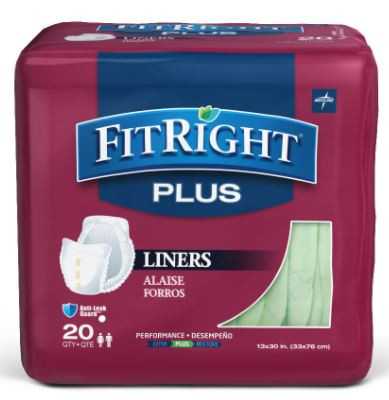 Fitright Liner Plus Green, Pack/20 (Sold As Pack Or Can Be Bought As ...