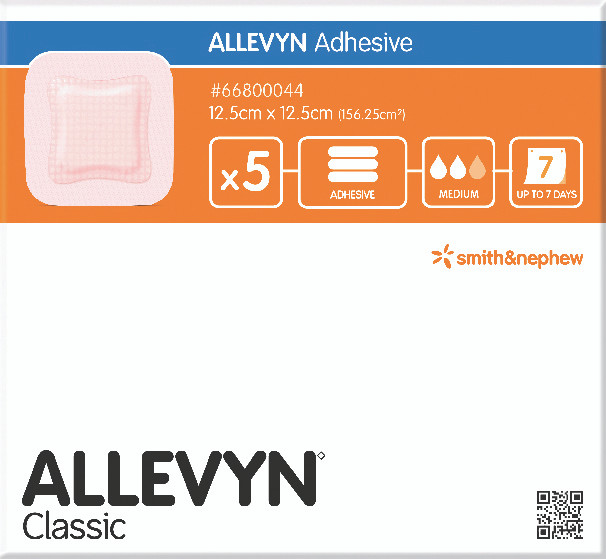 Allevyn Adhesive Dressing 12.5 X 12.5Cm, Each (Sold As An Each But Can ...