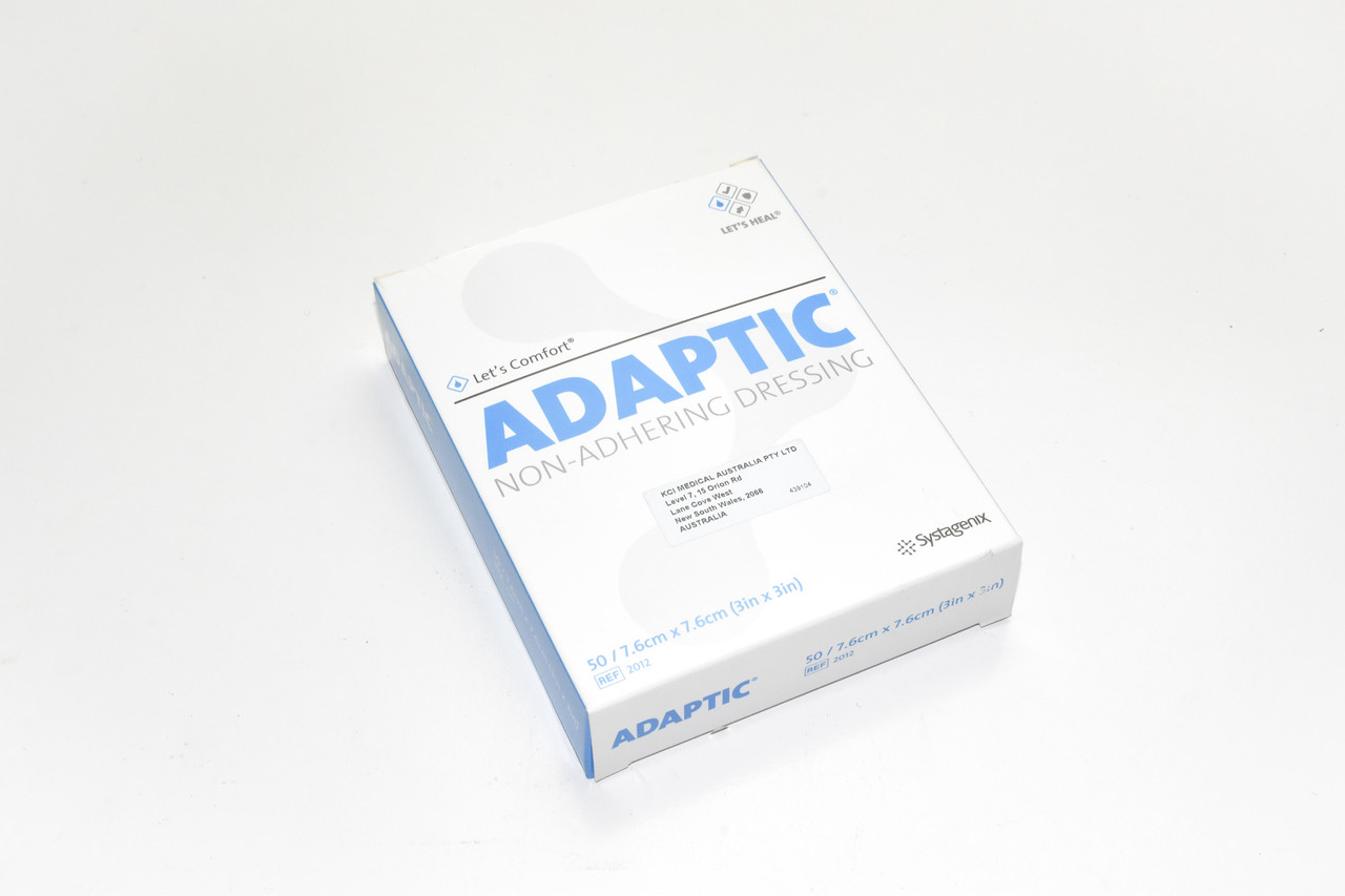 Adaptic Non Adhesive Dressing 7.6x7.6cm Box/50 - Health Equipment and ...