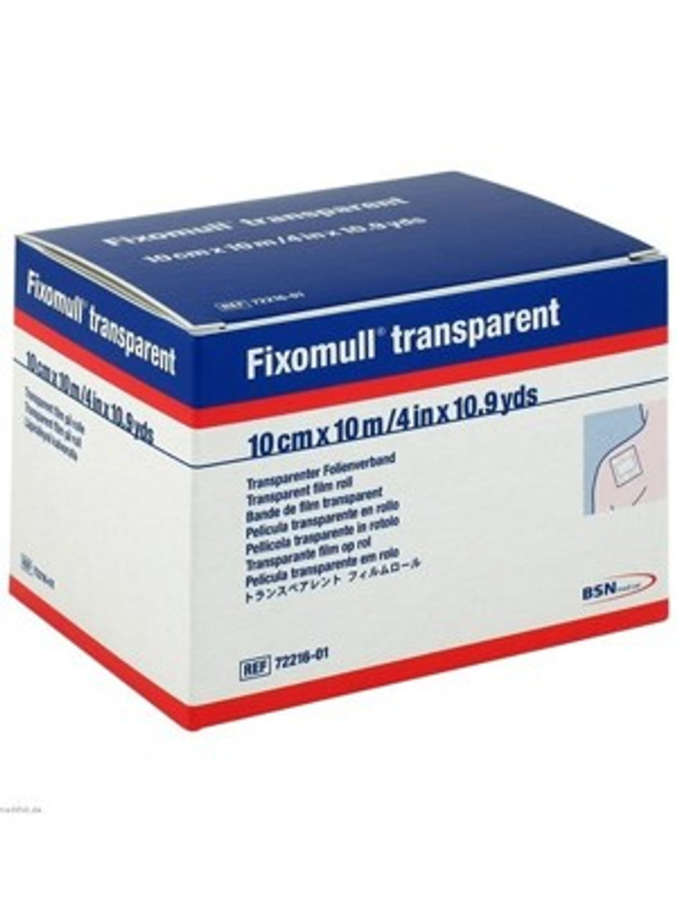 Fixomull Transparent Tape 10Cm X 10M, Each - Health Equipment and ...