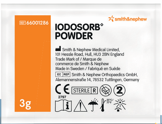 Iodosorb Powder 3g Sachet, Each (Sold as an Each, Can be Bought as a ...