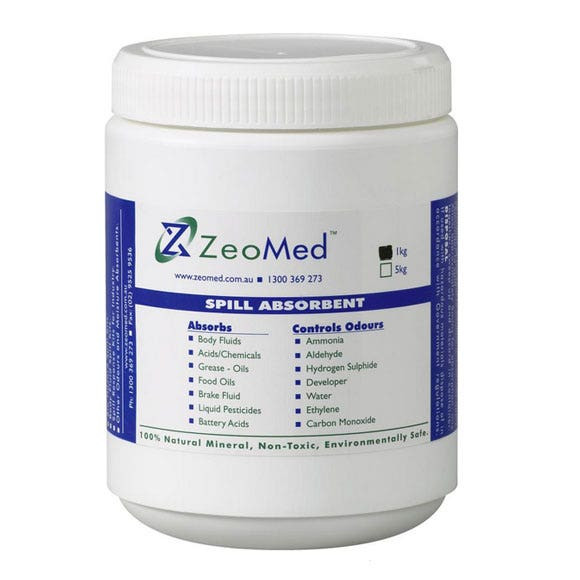 Zeomed™ Absorbent Powder Spillage & Biowaste 1kg - Health Equipment and ...