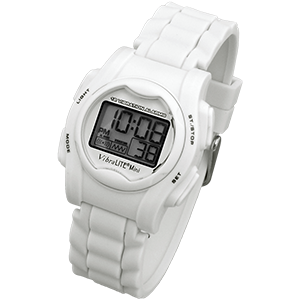 VibraLITE MINI - White Band - Vibrating Alarm Reminder Watch - TabTimer ...