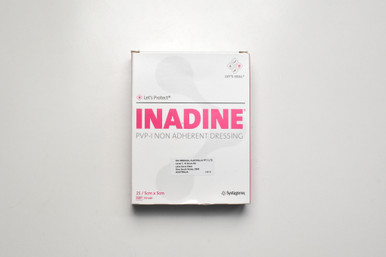 Inadine Pvp Non Adhesive Dressing 5X5Cm Box/25 - Health Equipment and ...