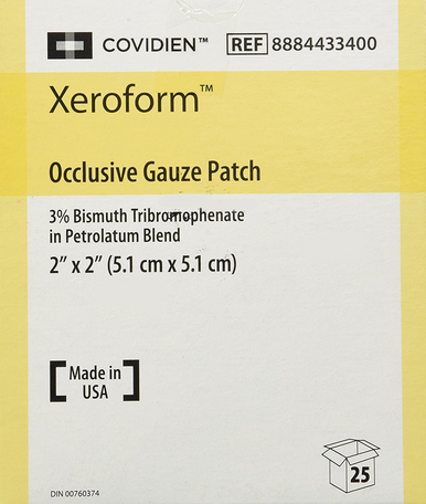 Xeroform Petroleum Gauze 5Cm X 5Cm, Each (Sold As Each, Can Be ...