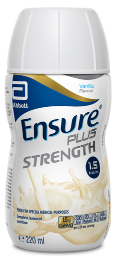 Ensure Plus Strength Vanilla 220Ml, Each (Sold As Each Can Be Bought As ...