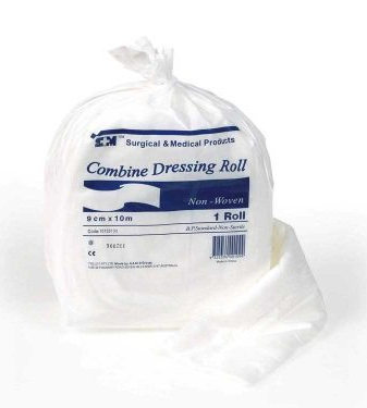S+M Combine Dressing Roll 9Cm X10M Each - Health Equipment and ...