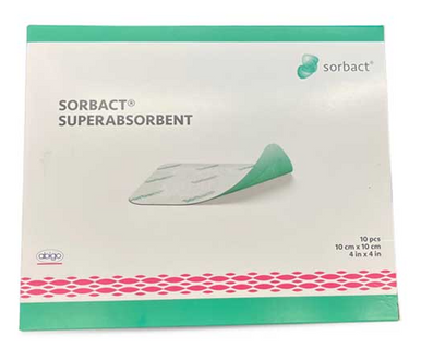 Cutimed Sorbion Sorbact Dressing Sterile 10Cmx10Cm - Health Equipment ...