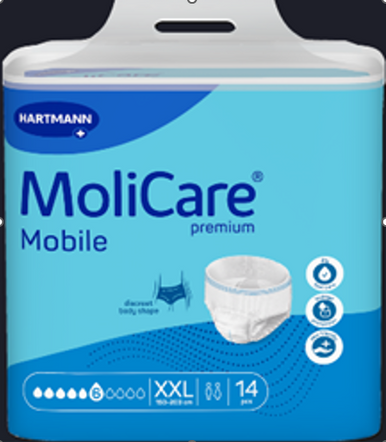 Molicare Premium Mobile Pull Up Pant 6 Drop Xxl Pk14 - Health Equipment ...