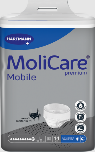 Molicare Premium Mobile Pull Up Pant 10 Drop Large Pk14 - Health ...
