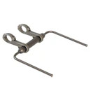 Nitto F-019 Handle Bar Mount In Silver