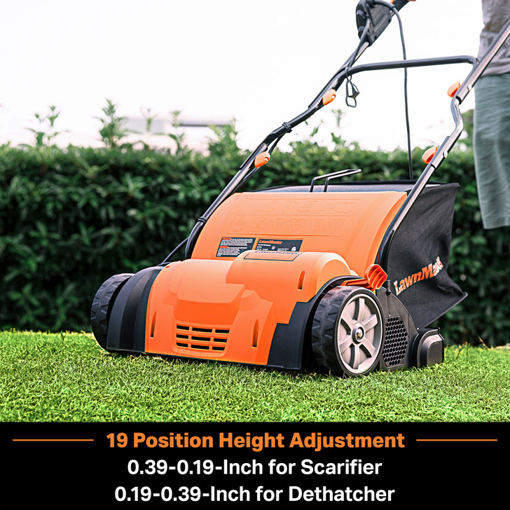 LawnMaster 15” Electric Scarifier & Lawn Dethatcher