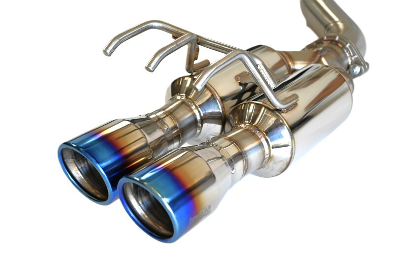 Invidia R400 Rolled Titanium Tip Catback for the GR Corolla 2023+
