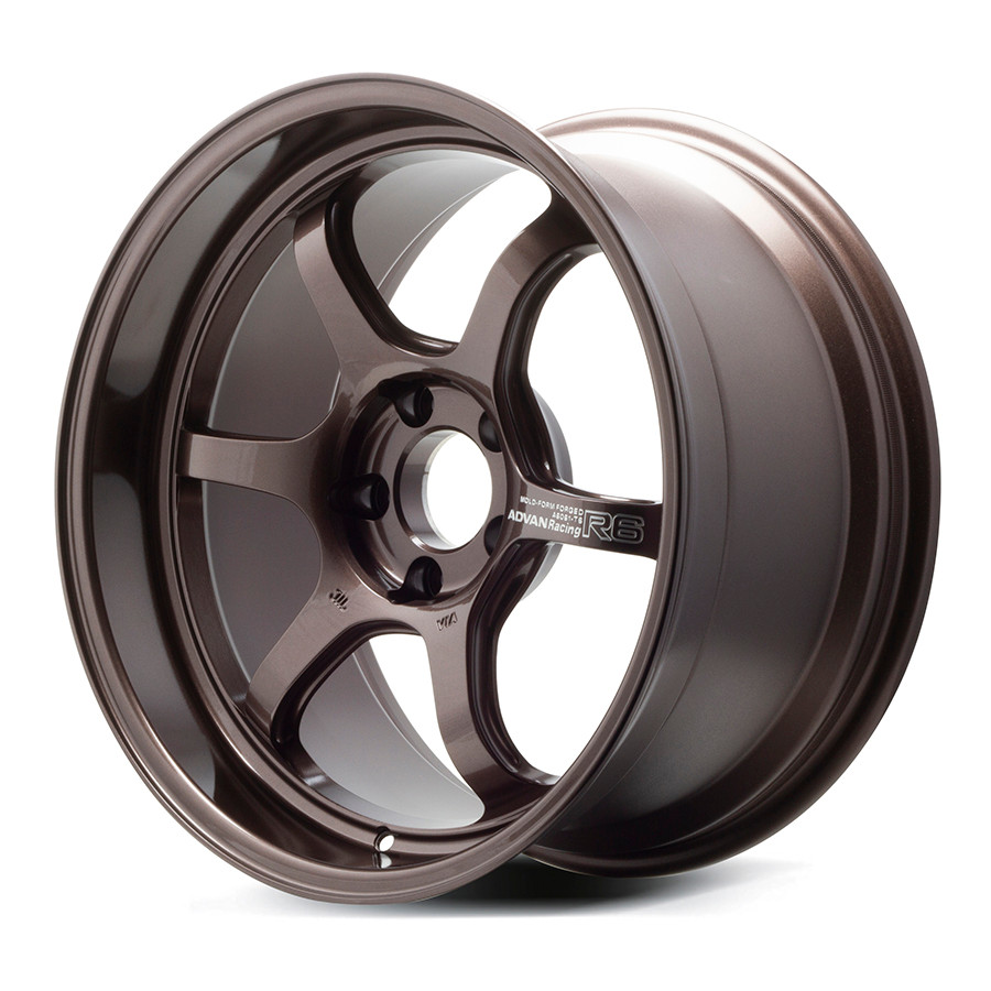 Advan R6 18x10 +35 5x114.3 Racing Copper Bronze