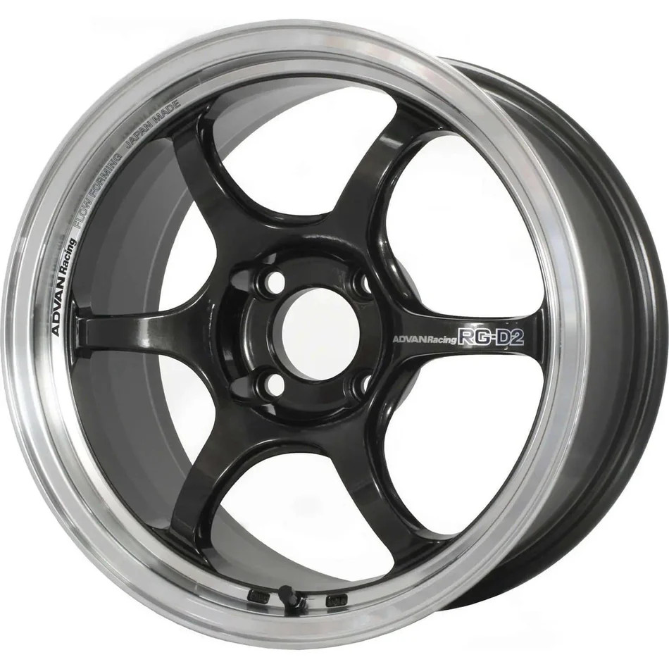 Advan GR-D2 18x8.5 +45 5x100 Machining and Black Gunmetallic