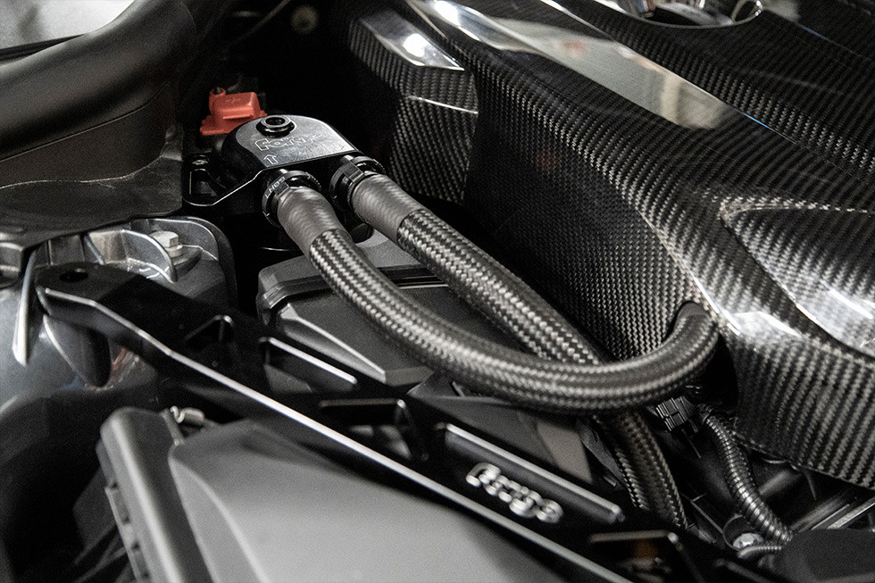 Forge Motorsport Oil Catch Can for the GR Supra 2020+
