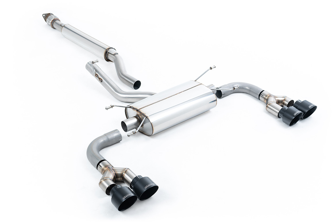 Milltek Quad Outlet Secondary Catback Exhaust for the GR86 2022+